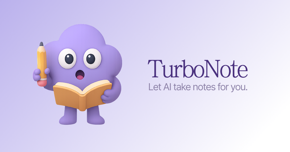 TurboNote - AI-Powered Note Taking